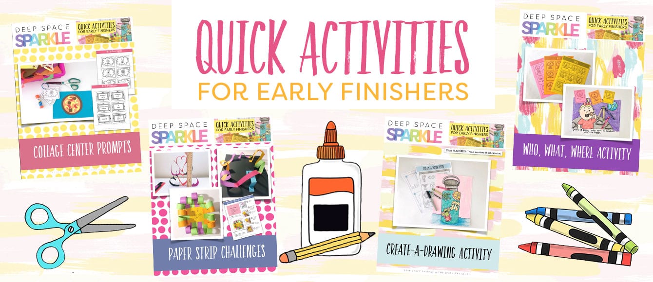 QUICK ACTIVITIES FOR EARLY FINISHERS BUNDLE - The Sparklers Club