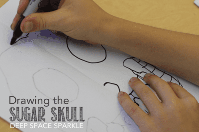 How-to-draw-a-sugar-skull - Sparklers' Club