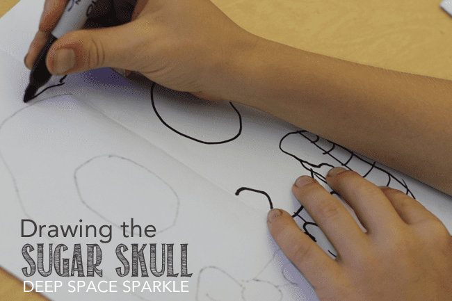 How-to-draw-a-sugar-skull - Sparklers' Club